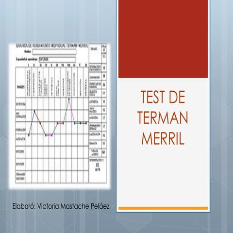 Cuestionario de inteligencia terman | PDF