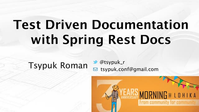 Test Driven Documentation With Spring Rest Docs Pdf