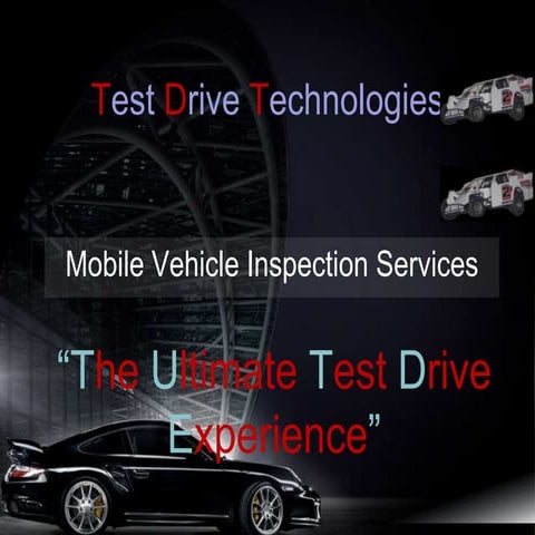 Test Drive Technologies Fair Presentation 2009 | PPTX