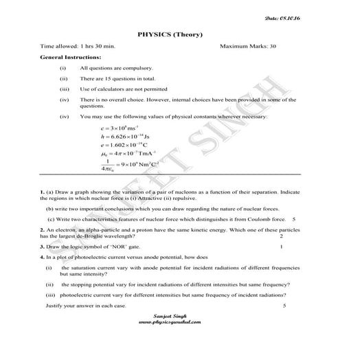 Subjective Test | PDF