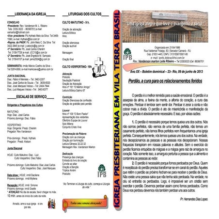 Ordem 12 05-2019 (domingo) | PDF