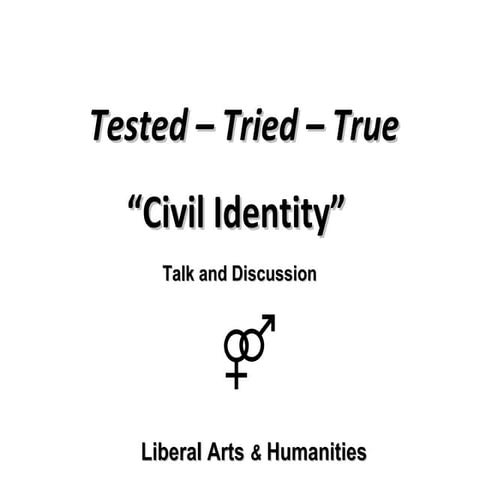 Civil Identity - Sociology 101 | PPT