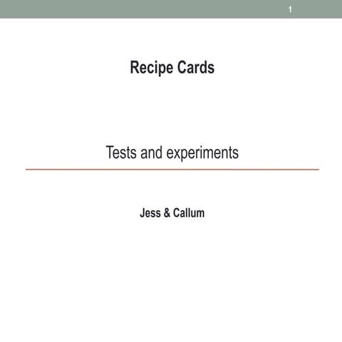 Tester cards evidence template | PPTX