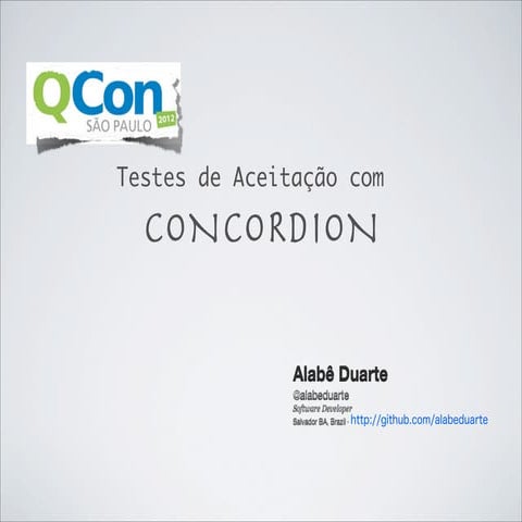 Testes de aceitação com o Concordion | PDF | Programming Languages ...