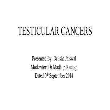 Pathology of testis | PPT