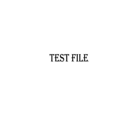 Test file dvf | PPTX