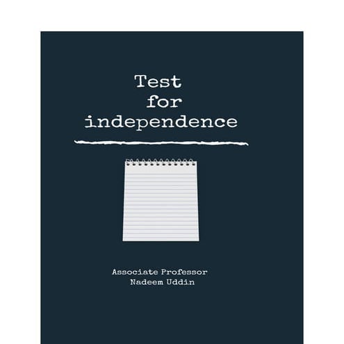 Test for independence | PDF