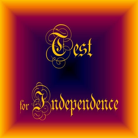 Test for independence | PPTX