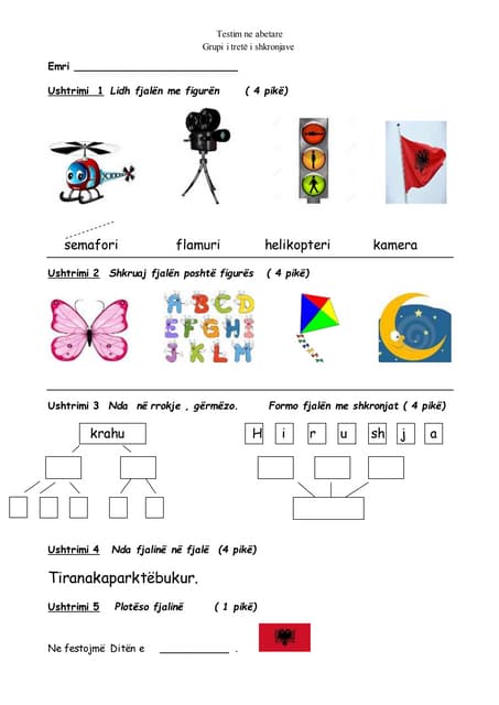 Modele testesh per kl i | PDF