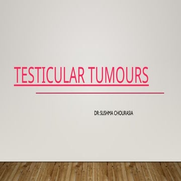 Pathology of testis | PPT