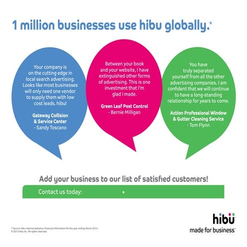 HIbu we mean business | PPT