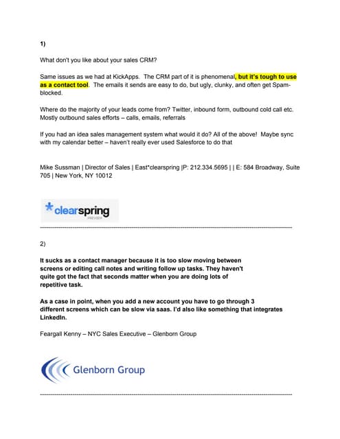 Salesforce Sales Cycle Management Framework | PDF