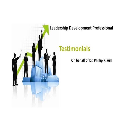 Testimonials - Leadership Development Professional | PPT