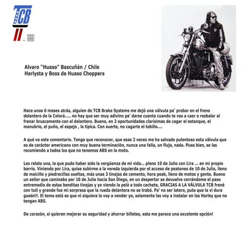 Testimonios TCB™ Brakesystems | PPT