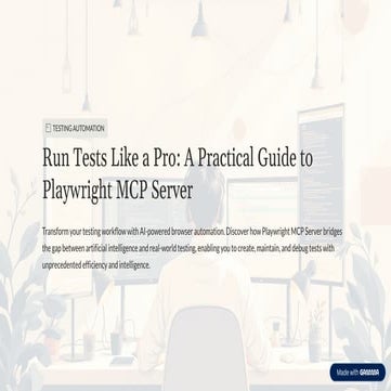 Playwright For Test Automation _ A Step by Step Guide.pdf