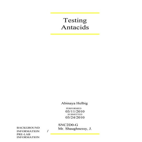 Testing antacids lab (autosaved) | DOC