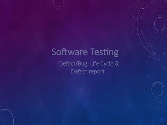 Software Testing - Defect/Bug Life Cycle - Complete Flow Chart of ...