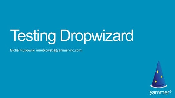 Dropwizard | PPT
