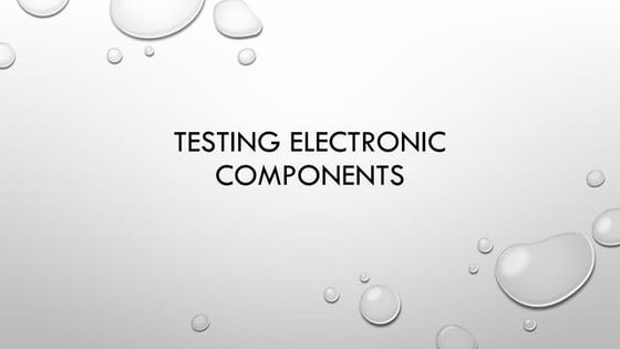 PARTS OF MULTIMETER/MULTITESTER AND ITS USES.pptx | Science