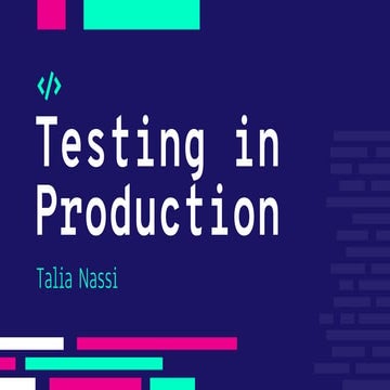 Testing in Production | PDF | Web Development | Internet