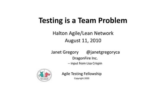 Agile testing quadrants discussion | PDF