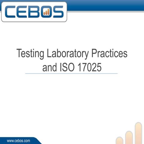 Testing Laboratory Practices and ISO 17025 | PDF