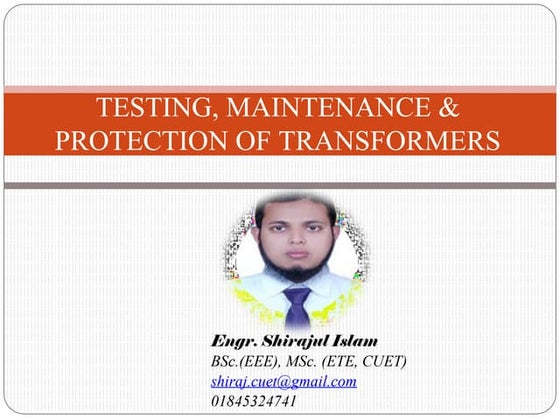 Installation Operation & Maintenance of 33kV & 11kV Switchgear | PPT | Consumer Electronics ...