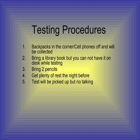 STAAR Testing procedures for writing 2013 | PPT