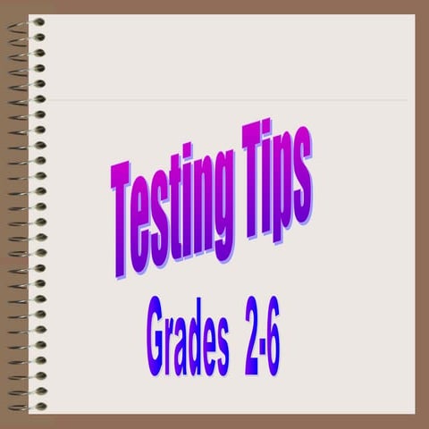 Testing tips | PPT