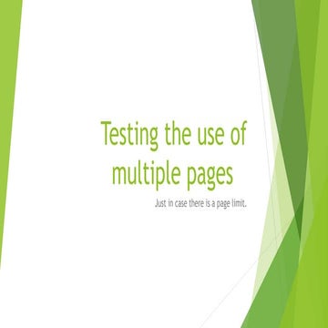 Testing Uploads in a Millenial Setting..ppt