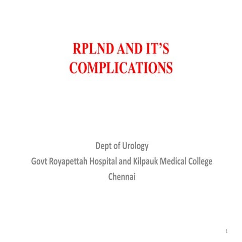 Testis carcinoma- management- rplnd | PDF