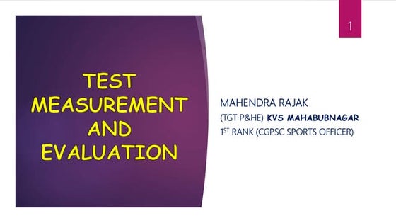 Skill tests for basketball. measurement and assessment in Physical ...