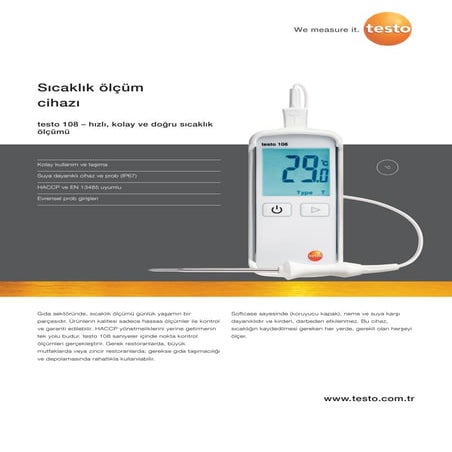 Testo 230 | PDF