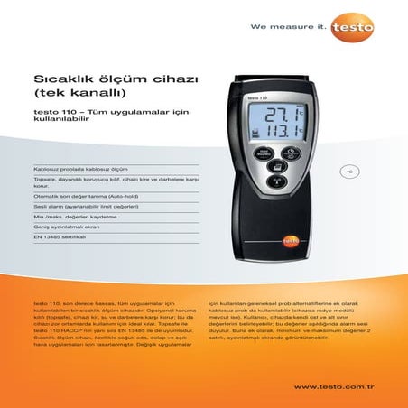 Testo 110 | PDF
