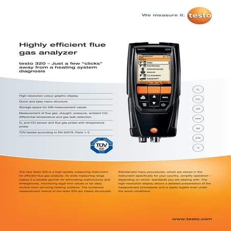 Testo 320 | PDF