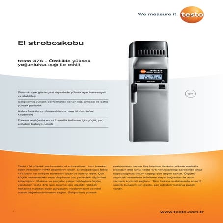 Testo 470 | PDF