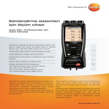 Testo 480 | PDF