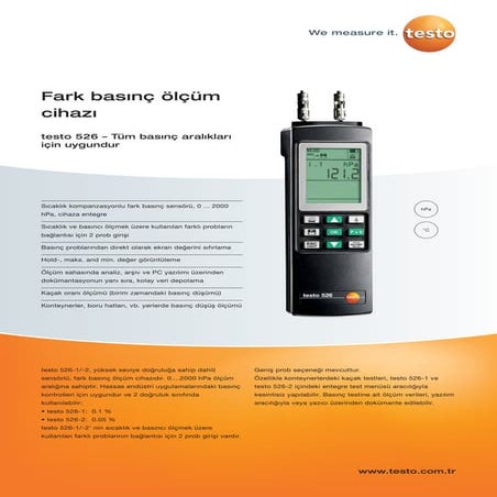 testo IRSoft-Termal görüntülerin kapsamlı analizi | PDF