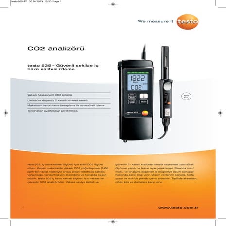 Testo 535 | PDF