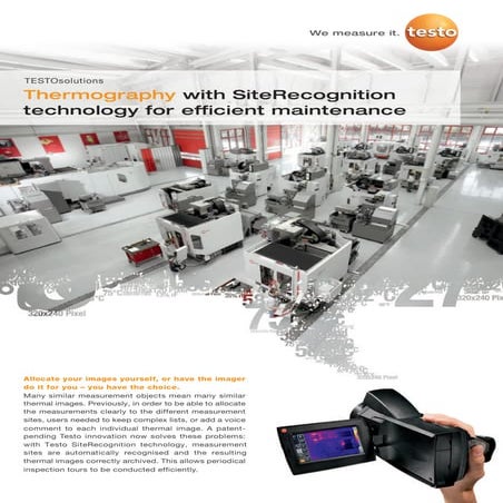 Testo thermography site recognition | PDF