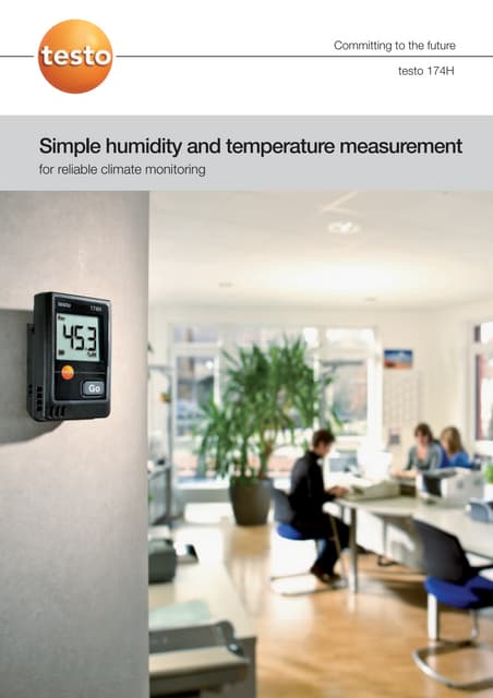 Testo 174 t datasheet | PDF