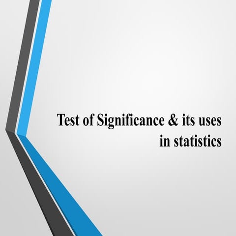 Test of significance.pptx...hdhhjdmmhshdkhh | PPTX