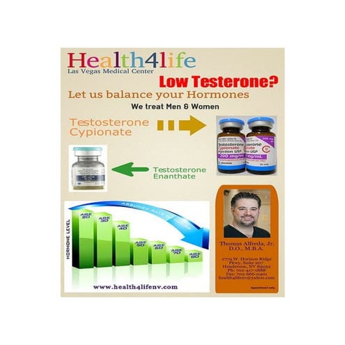 Testosterone Replacement Therapy | Health4Life | PDF