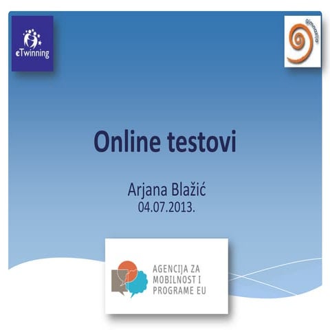 Testovi online | PPTX