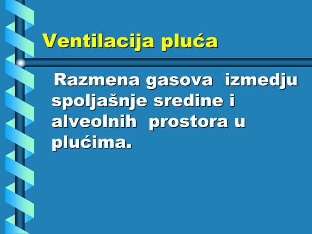 Sistem organa za disanje | PPTX