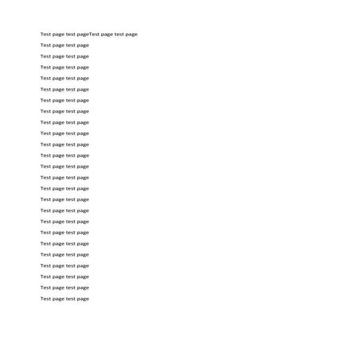 Test page test page test page test page | PDF