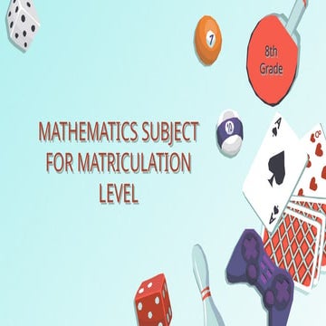 Mathematics subject for matriculation level.pptx