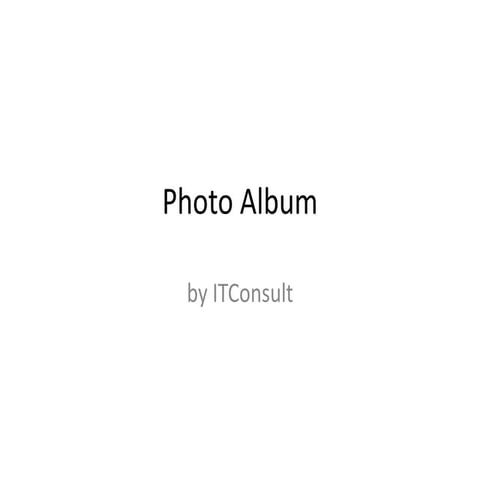 Test photo album | PPTX