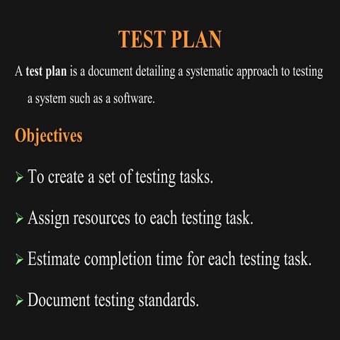 Testplan Software Testing Planing Testspdf 