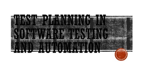 Software Testing Life Cycle Ppt 0060